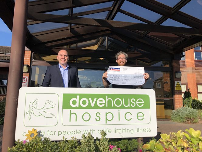 Towergate make significant contribution to Dove House Hospice - Dove ...